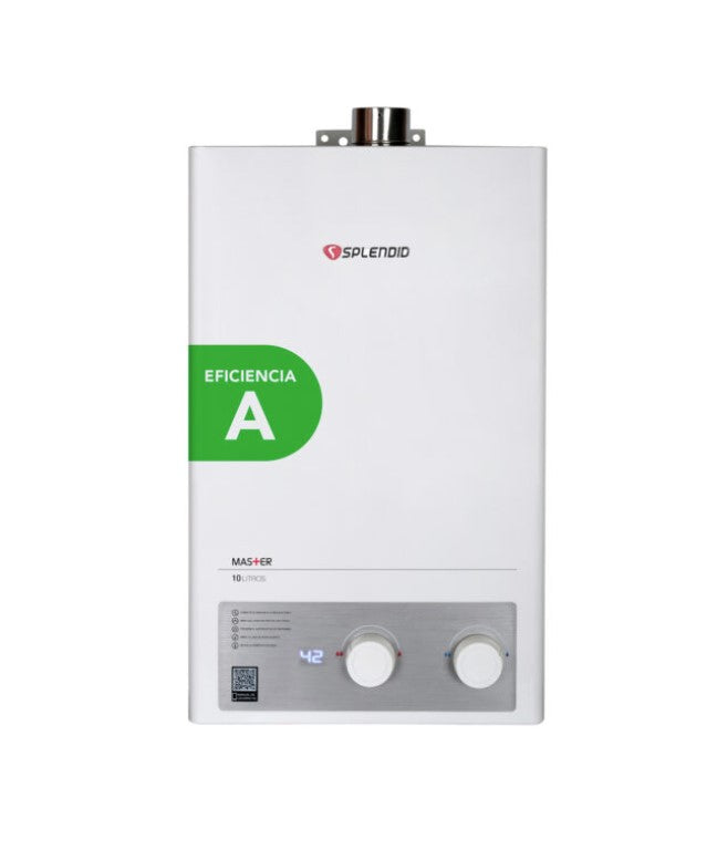 Calefont 10 Litros Tiro Forzado Gas Licuado Master - Splendid ...